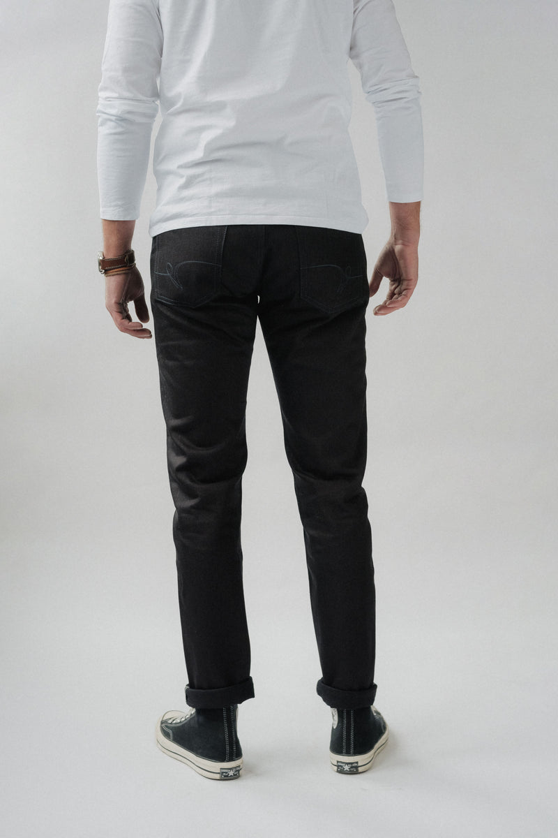 Tapered Yoshi 14 oz. Double Indigo – Realign Denim